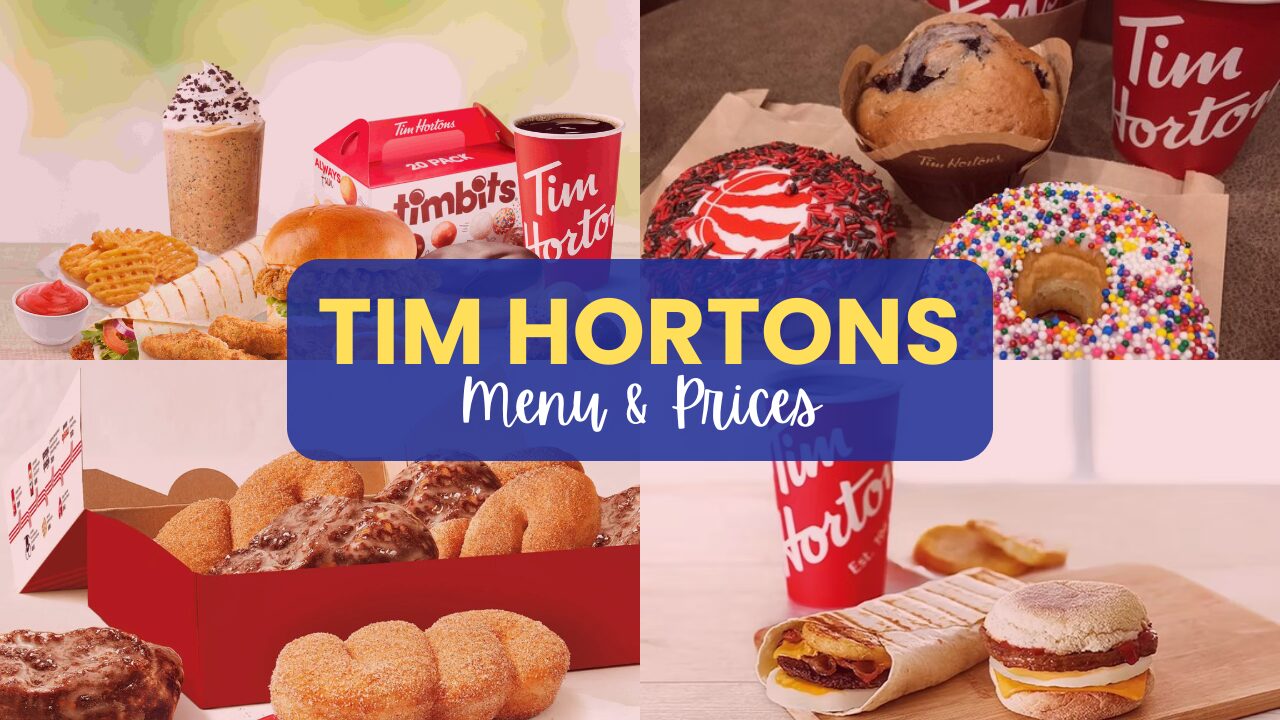Tim Hortons Philippines Menu & Prices 2025
