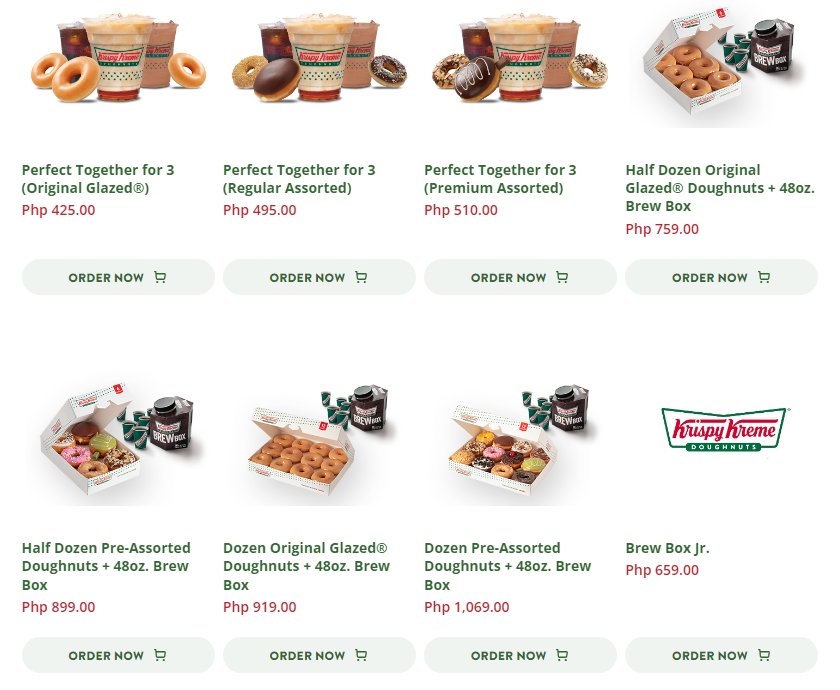Krispy Kreme Menu Philippines Updated 2025