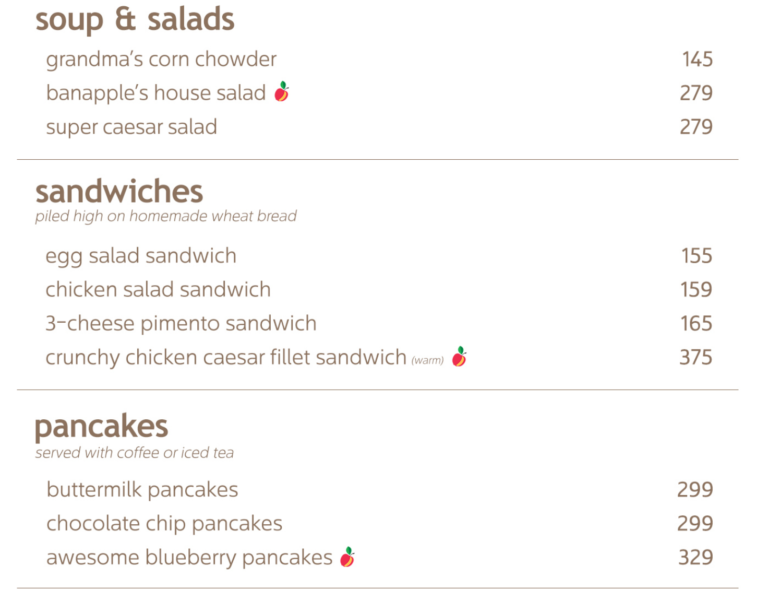 Banapple Philippines Menu & Prices Updated 2025