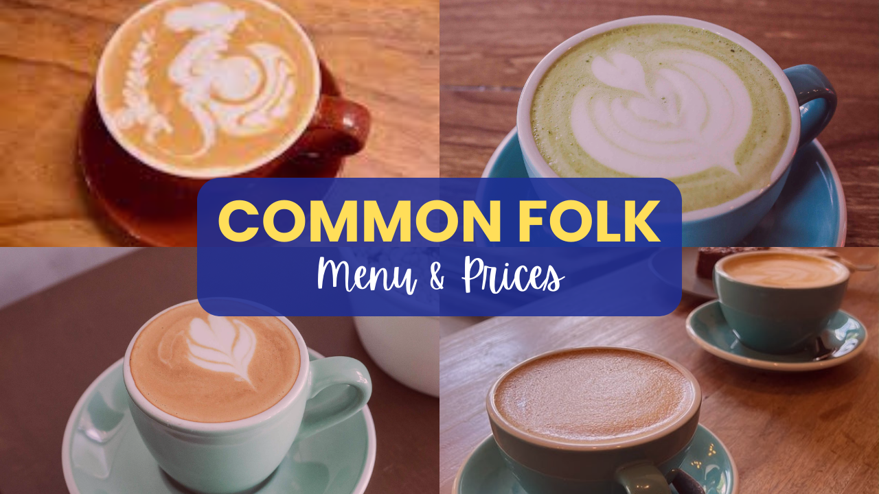 Common Folk Philippines Menu & Prices Updated 2025