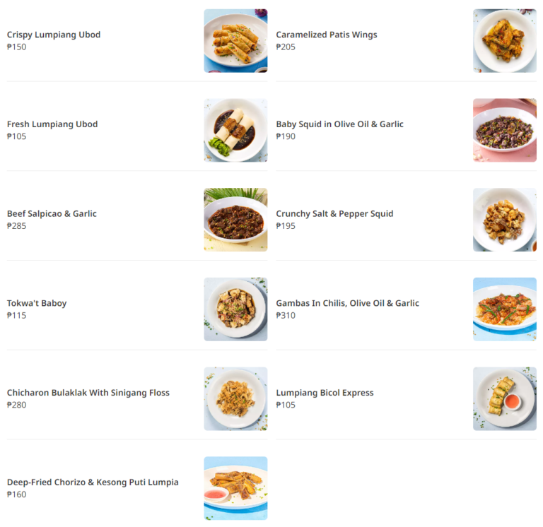 Manam Philippines Menu & Prices Updated 2025