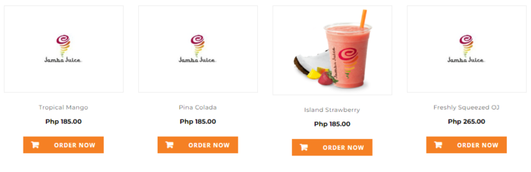 Jamba Juice Philippines Menu Prices Updated 2025