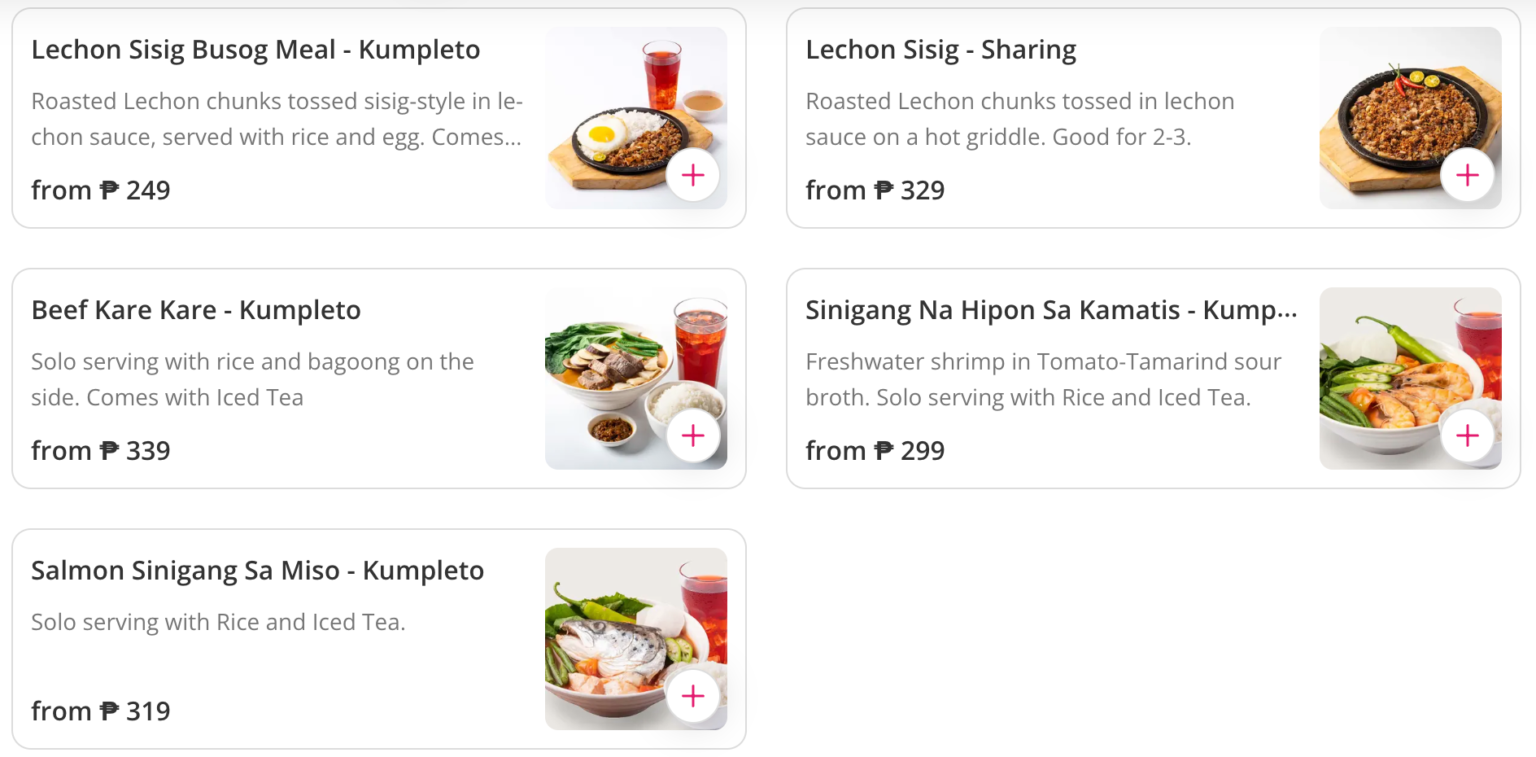 Nono’s Philippines Menu Prices Updated 2025