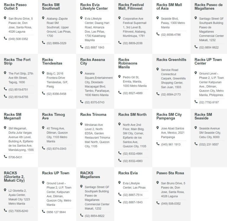 Racks Menu Philippines Prices Updated 2025