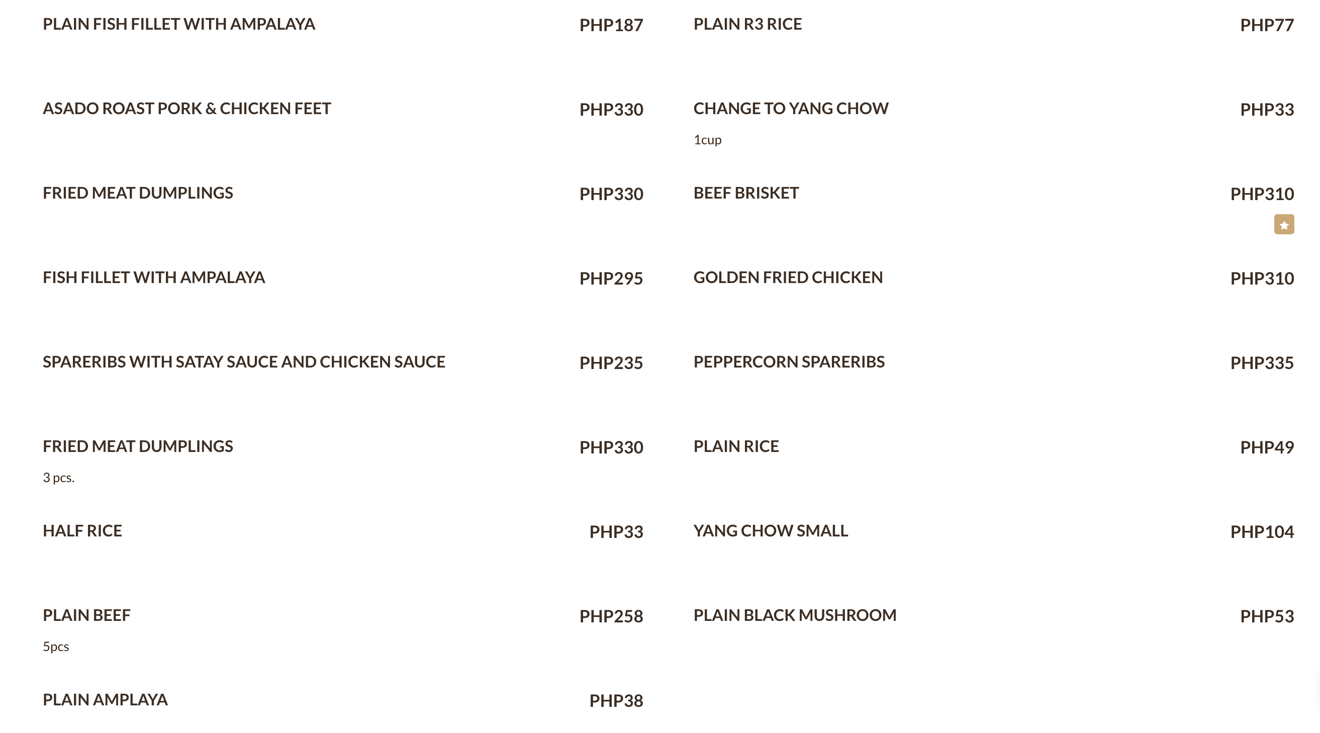 Luk Yuen Menu Philippines Prices Updated 2025