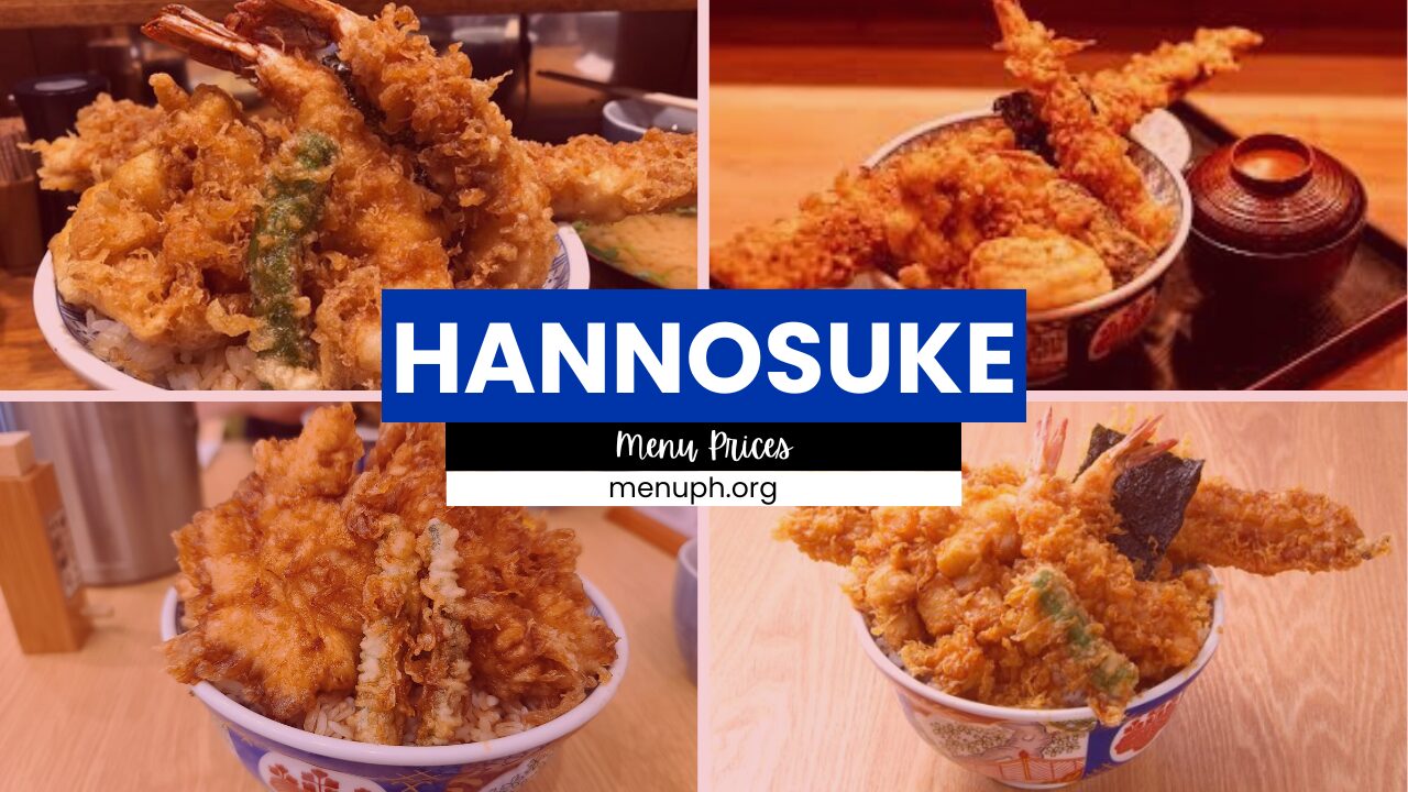 HANNOSUKE MENU PHILIPPINES & UPDATED PRICES 2025