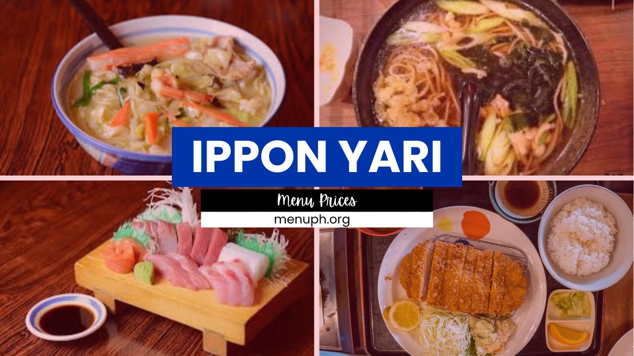 IPPON YARI MENU PHILIPPINES & UPDATED PRICES 2025