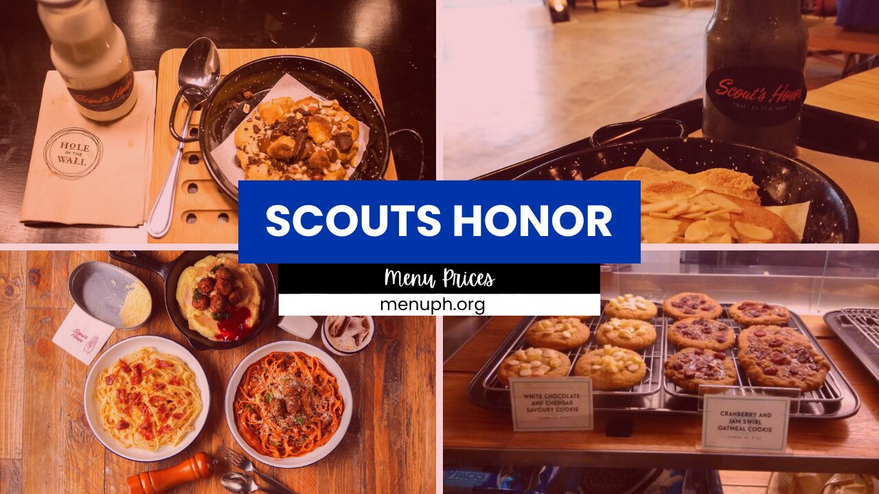 SCOUTS HONOR MENU PHILIPPINES UPDATED 2025