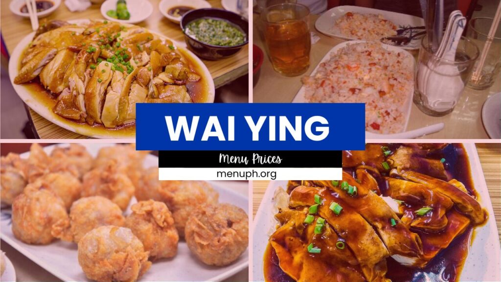WANGFU MENU PHILIPPINES & UPDATED PRICES 2025
