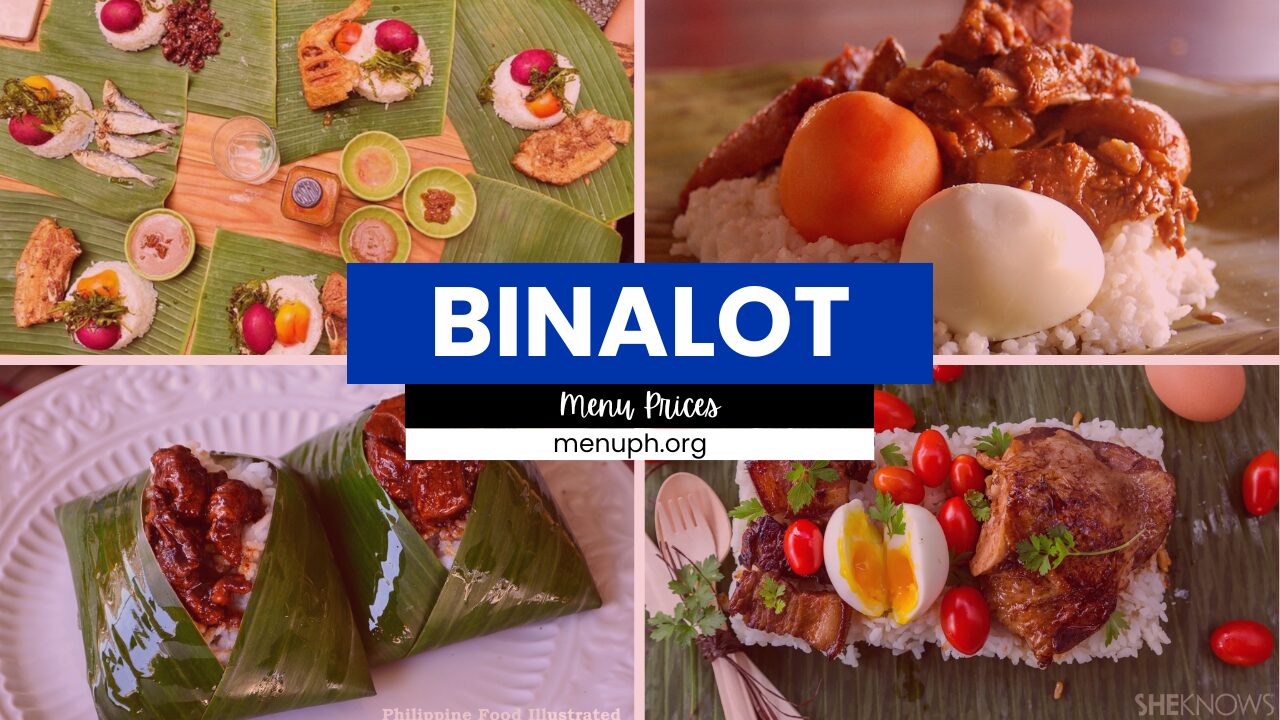 BINALOT MENU PHILIPPINES & UPDATED PRICES 2025